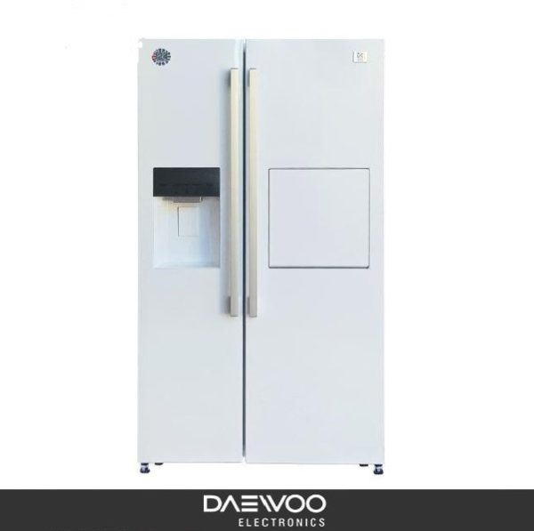 قیمت و خرید یخچال فریزر ساید بای ساید دوو مدل سفید براق DS-3020GW | جاوید کالا