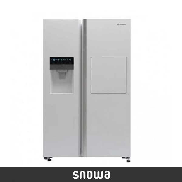 یخچال و فریزر ساید بای ساید ۳۲ فوت اسنوا مدل SN8-2032GW | جاوید کالا