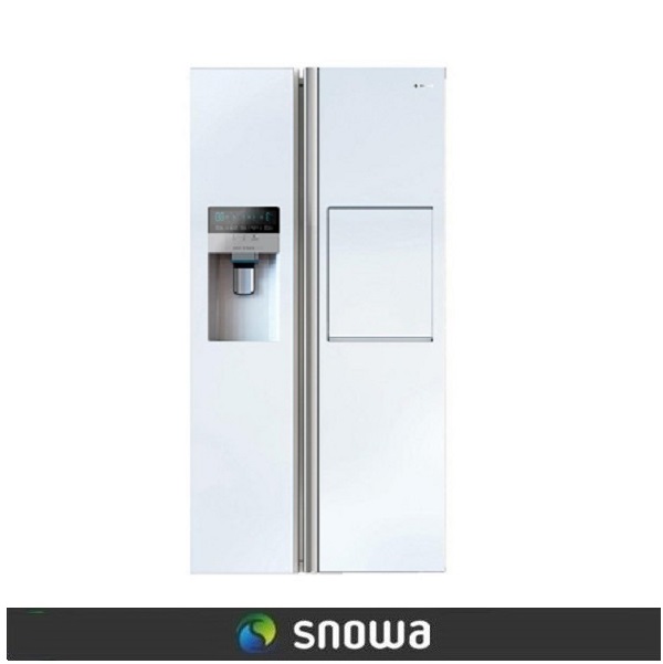 قیمت و خرید یخچال و فریزر ساید بای ساید اسنوا مدل S2Di-M210-W | جاویدکالا